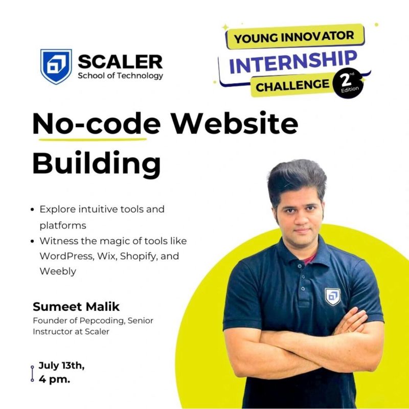 Alisha Mahek on LinkedIn: #nocode #webdevelopment #scalerschool # ... Alisha Mahek on LinkedIn: #nocode #webdevelopment #scalerschool # ...
