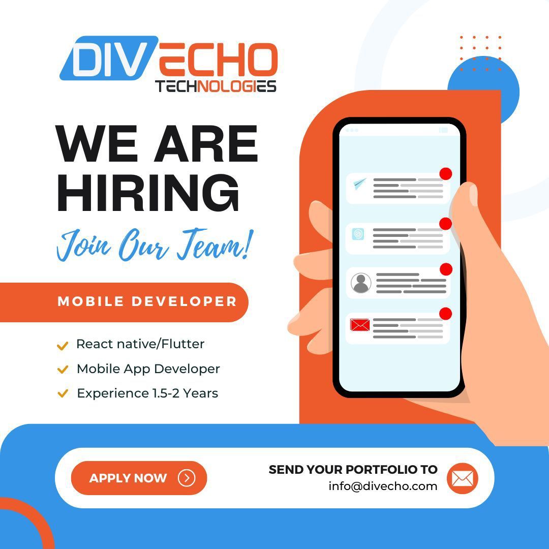 DivEcho Technologies on LinkedIn: #mobiledeveloper #reactnative # ... DivEcho Technologies on LinkedIn: #mobiledeveloper #reactnative # ...