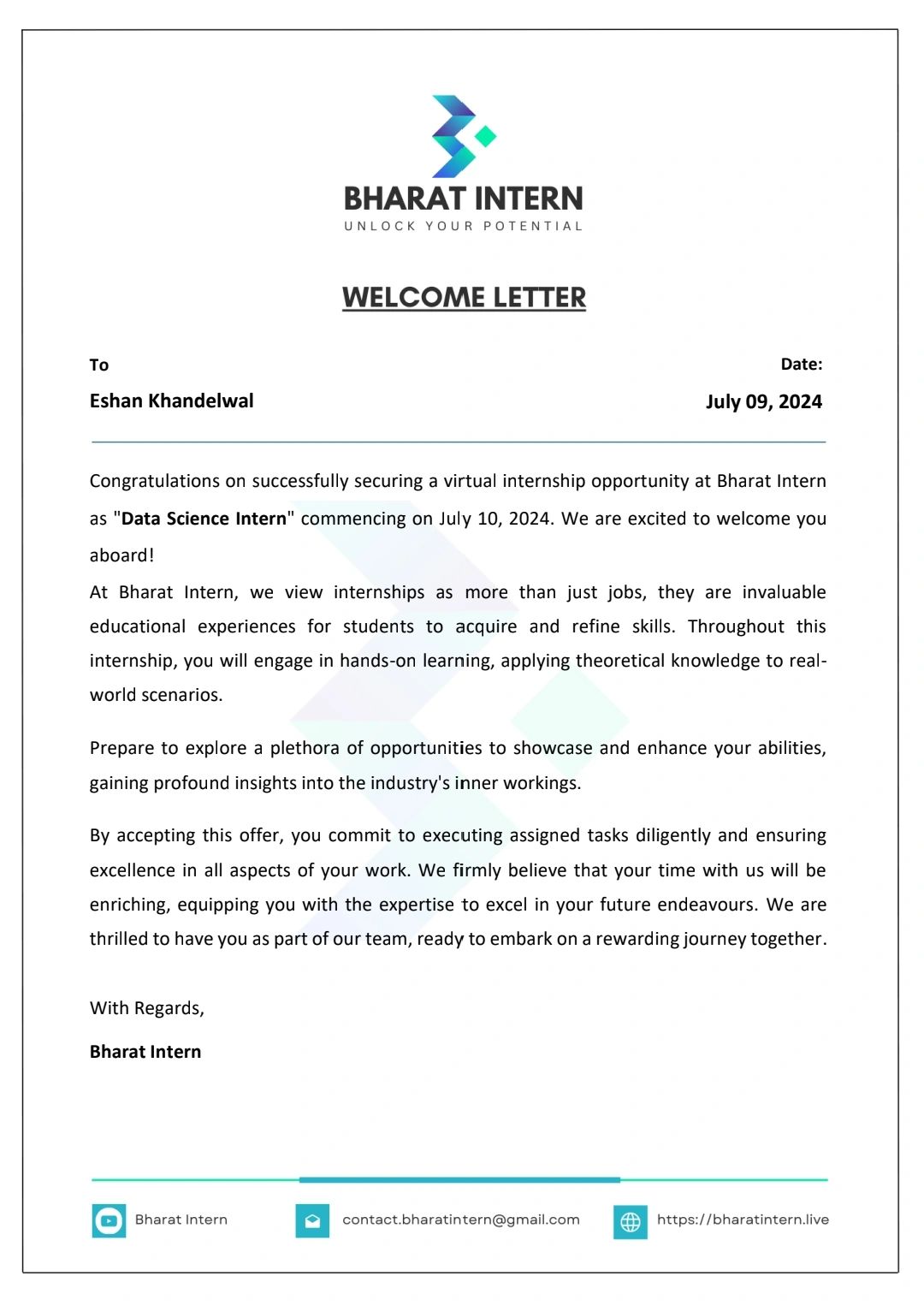 Eshan Khandelwal on LinkedIn: #datascience #internship # ... Eshan Khandelwal on LinkedIn: #datascience #internship # ...