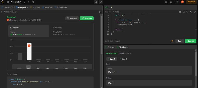 Amra Afreen on LinkedIn: #100daysofcode #leetcode #codingchallenge # ... Amra Afreen on LinkedIn: #100daysofcode #leetcode #codingchallenge # ...