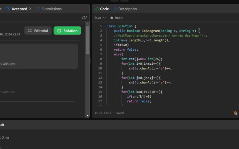 Sagarr . on LinkedIn: #codingchallenge #algorithm #anagram #programming ... Sagarr . on LinkedIn: #codingchallenge #algorithm #anagram #programming ...