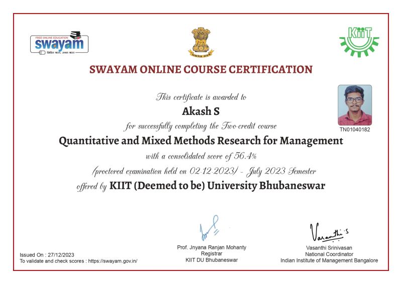 Akash S on LinkedIn: #swayam #nptel Akash S on LinkedIn: #swayam #nptel
