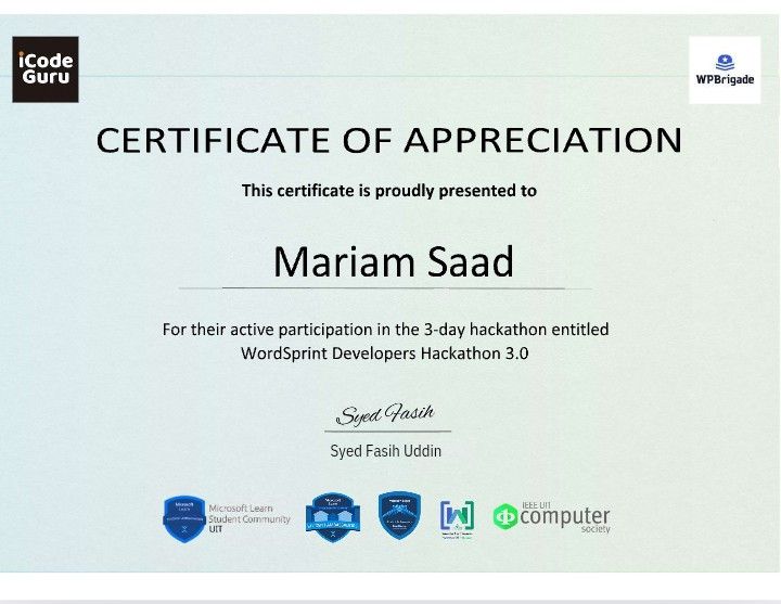 Mariam Saad on LinkedIn: #icodeguru #wpbrigade #icodeguru #icodeguru # ... Mariam Saad on LinkedIn: #icodeguru #wpbrigade #icodeguru #icodeguru # ...