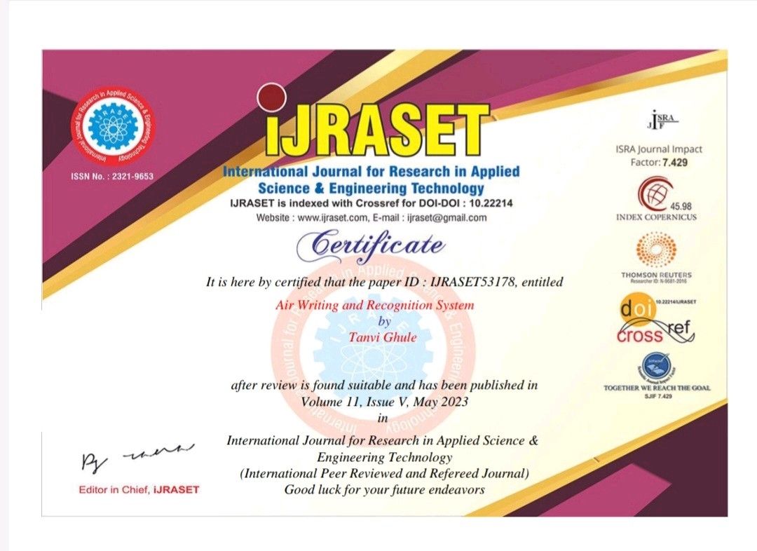 Tanvi Ghule on LinkedIn: #share #final #project Tanvi Ghule on LinkedIn: #share #final #project