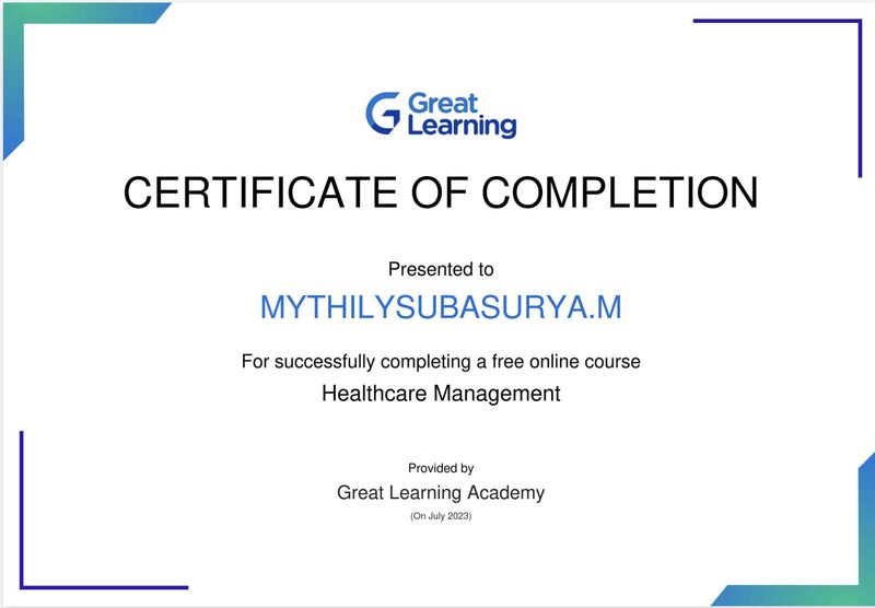 MYTHILYSUBASURYA M on LinkedIn: #greatlearningacademy #greatlearning # ... MYTHILYSUBASURYA M on LinkedIn: #greatlearningacademy #greatlearning # ...