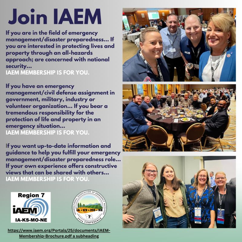 IAEM-USA Region 7 on LinkedIn: IAEM-USA Region 7 members, let's spread ... IAEM-USA Region 7 on LinkedIn: IAEM-USA Region 7 members, let's spread ...