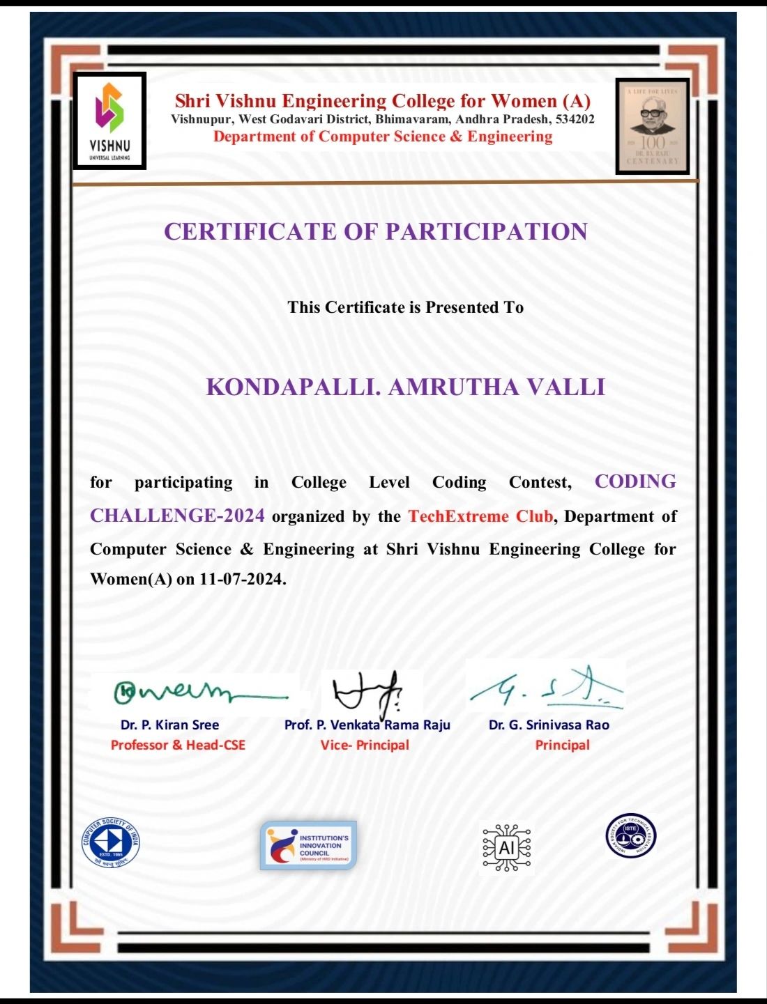 Amrutha valli Kondapalli on LinkedIn: #codingcontest #programming Amrutha valli Kondapalli on LinkedIn: #codingcontest #programming