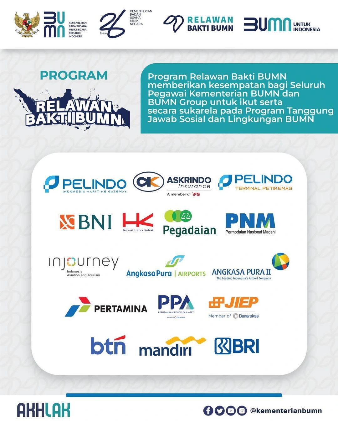 Rekrutmen Bersama BUMN on LinkedIn: Program Relawan Bakti BUMN Batch V ... Rekrutmen Bersama BUMN on LinkedIn: Program Relawan Bakti BUMN Batch V ...