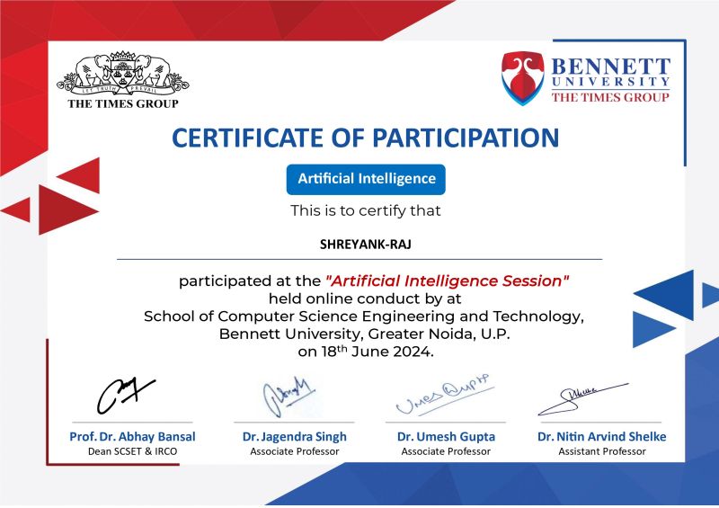 SHREYANK RAJ on LinkedIn: #artificialintelligence #machinelearning #ai ... SHREYANK RAJ on LinkedIn: #artificialintelligence #machinelearning #ai ...