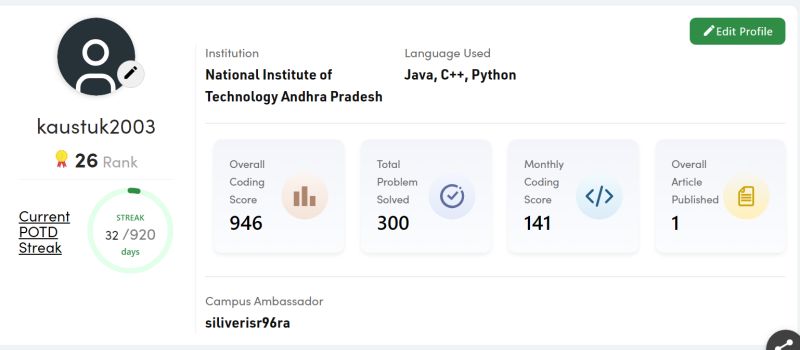kaustuk raj on LinkedIn: #problemsolving #coding #consistency #gfg # ... kaustuk raj on LinkedIn: #problemsolving #coding #consistency #gfg # ...