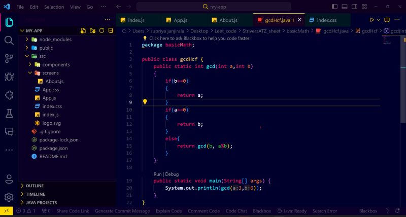 🚀 Day 9 of #100DaysOfCode! 🌟 Solved GCD / HCF problems on Strivers A2Z ... 🚀 Day 9 of #100DaysOfCode! 🌟 Solved GCD / HCF problems on Strivers A2Z ...