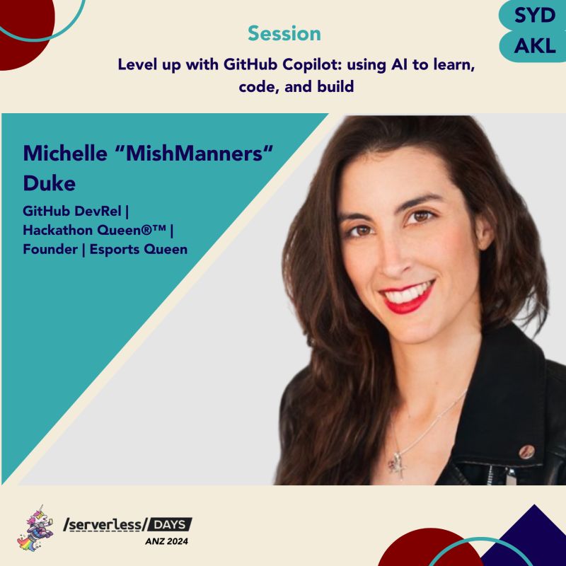 ServerlessDays ANZ on LinkedIn: Session: Level up with GitHub Copilot ... ServerlessDays ANZ on LinkedIn: Session: Level up with GitHub Copilot ...
