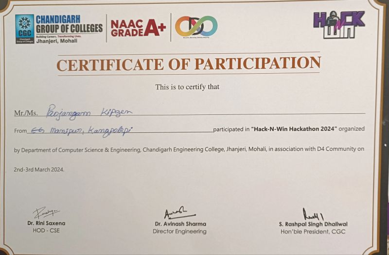 Paojangam( Namcha) Kipgen on LinkedIn: #hackathon #teamwork #innovation Paojangam( Namcha) Kipgen on LinkedIn: #hackathon #teamwork #innovation
