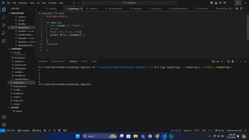 Amrita Kushwaha on LinkedIn: #code #string #programming #coding #loop # ... Amrita Kushwaha on LinkedIn: #code #string #programming #coding #loop # ...