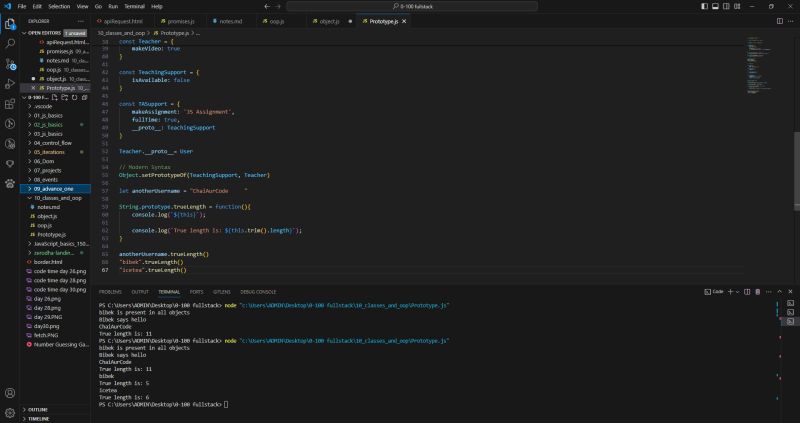Bibek Panda on LinkedIn: #100daysofcode #javascript #oop #prototypes # ... Bibek Panda on LinkedIn: #100daysofcode #javascript #oop #prototypes # ...