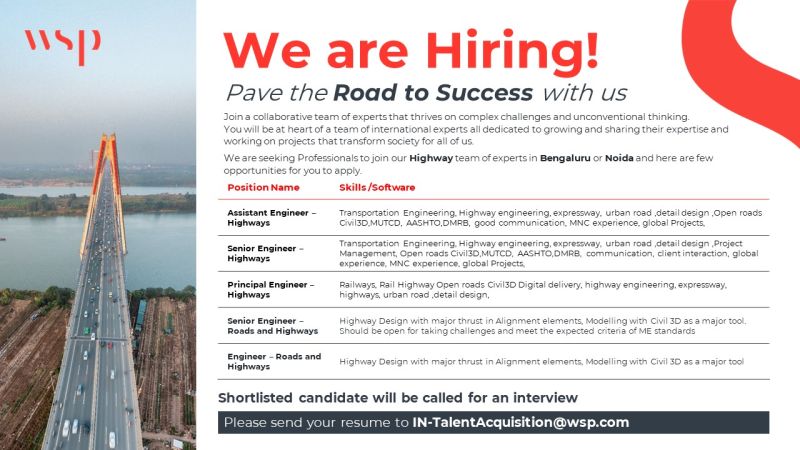 Archana M. on LinkedIn: #whatifyoucould #withusyoucan #highways #roads ... Archana M. on LinkedIn: #whatifyoucould #withusyoucan #highways #roads ...