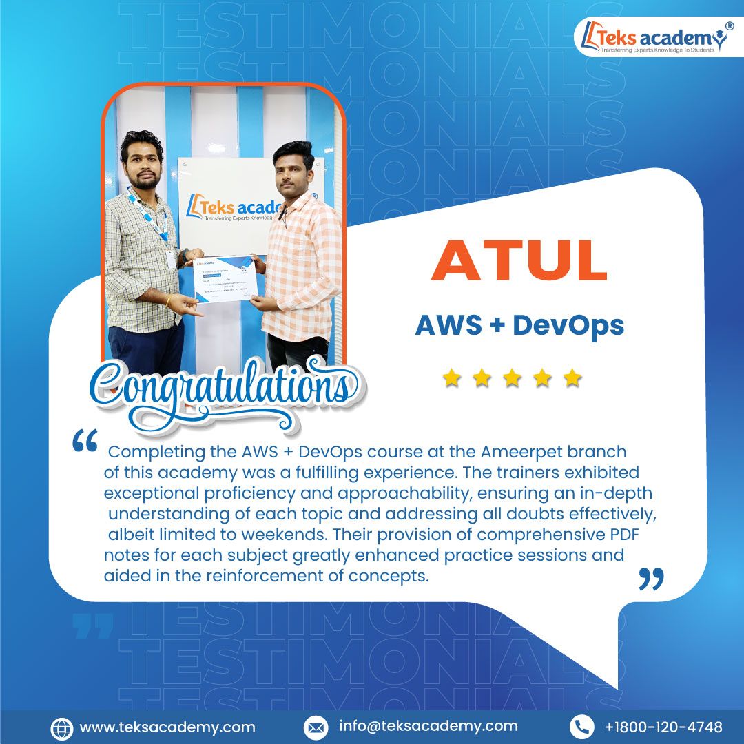 Teks Academy on LinkedIn: #devops #cloud #aws #programming # ... Teks Academy on LinkedIn: #devops #cloud #aws #programming # ...
