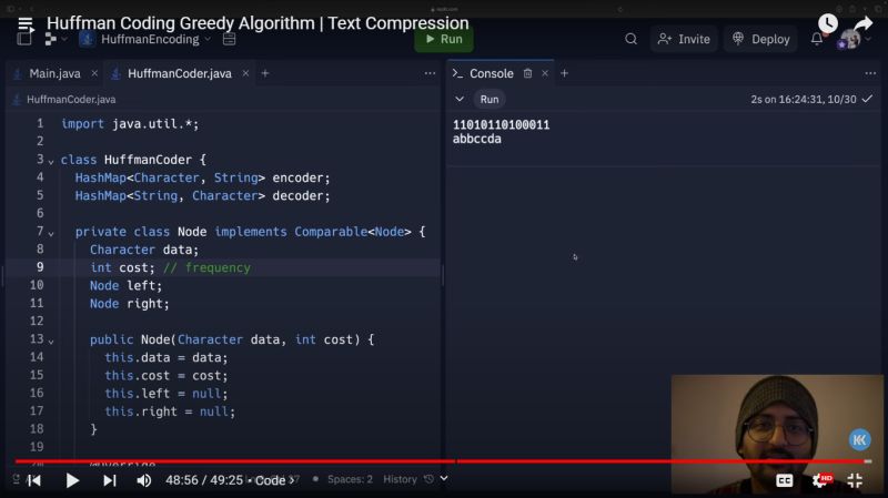 Learned Huffman Coding Algorithm with Kunal Kushwaha. | Anurag Jaiswal ... Learned Huffman Coding Algorithm with Kunal Kushwaha. | Anurag Jaiswal ...