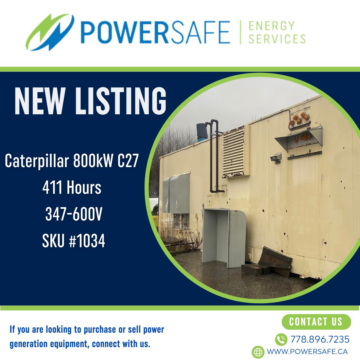 PowerSafe Energy Services Inc. on LinkedIn: #usedgenerator # ... PowerSafe Energy Services Inc. on LinkedIn: #usedgenerator # ...