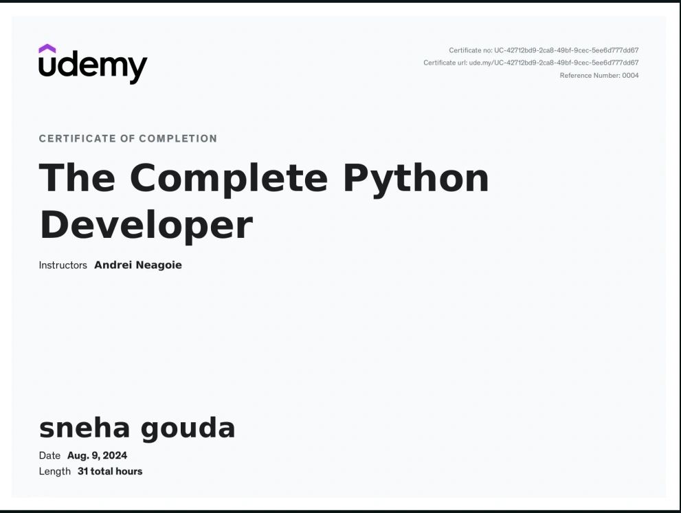 SNEHA GOUDA on LinkedIn: #python #programming #continuouslearning # ... SNEHA GOUDA on LinkedIn: #python #programming #continuouslearning # ...
