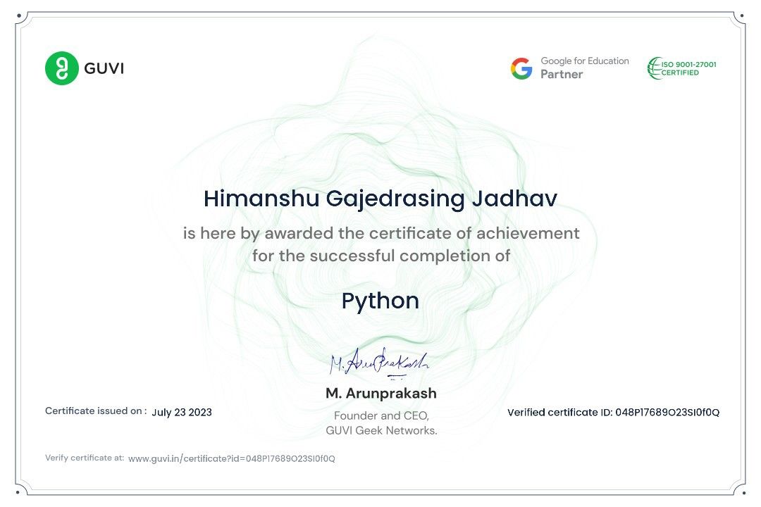 Himanshu Rajput on LinkedIn: #pythonprogramming #pythoncoding # ... Himanshu Rajput on LinkedIn: #pythonprogramming #pythoncoding # ...