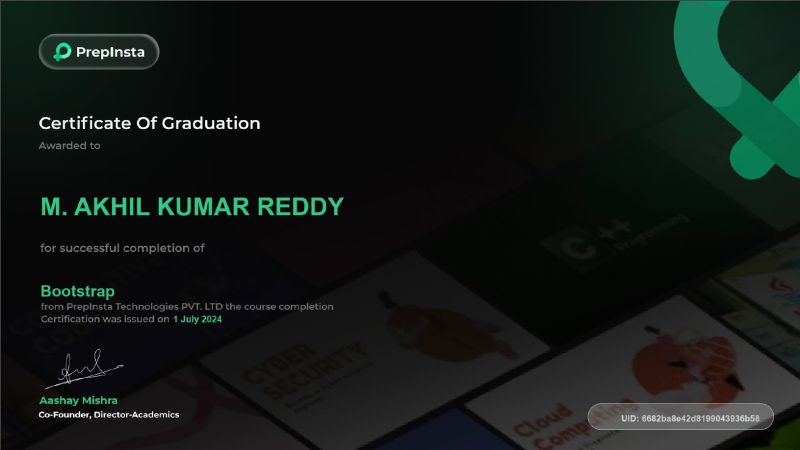M.Akhil Kumar Reddy on LinkedIn: #bootstrap #webdevelopment # ... M.Akhil Kumar Reddy on LinkedIn: #bootstrap #webdevelopment # ...