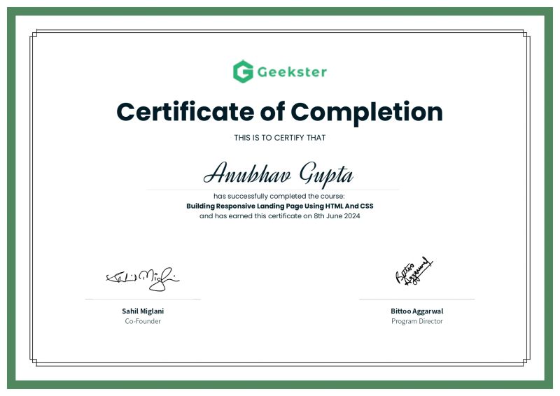 Anubhav Gupta on LinkedIn: #webdevelopment #intelligentlearning #html5 ... Anubhav Gupta on LinkedIn: #webdevelopment #intelligentlearning #html5 ...