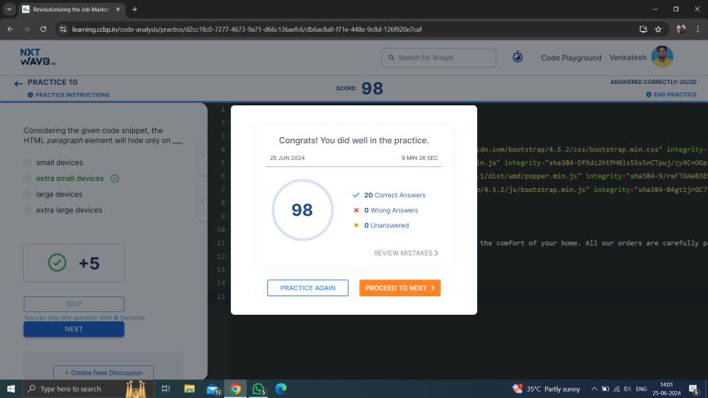 Singampalli Venkatesh on LinkedIn: #30daysofcode #coders #ccbp #nxtwave ... Singampalli Venkatesh on LinkedIn: #30daysofcode #coders #ccbp #nxtwave ...
