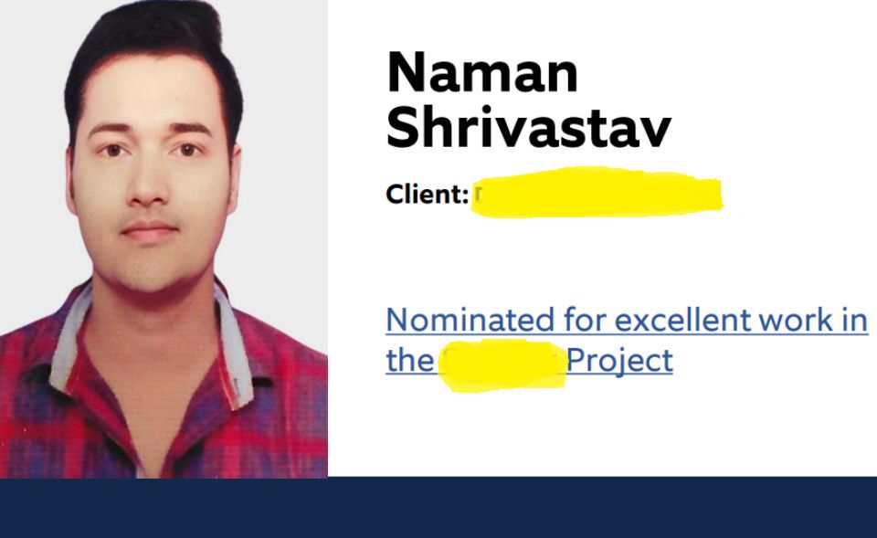 Naman Srivastav on LinkedIn: #nagarro #caring #cheerboard #excellence Naman Srivastav on LinkedIn: #nagarro #caring #cheerboard #excellence