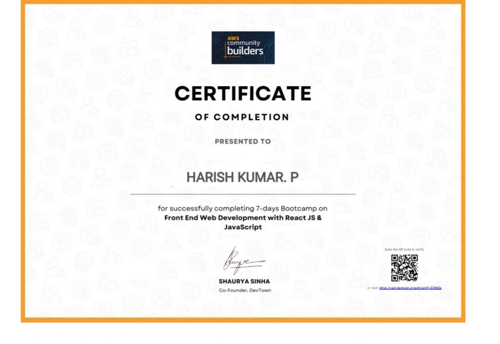 Harish kumar P on LinkedIn: #webdevelopment #reactjs #javascript # ... Harish kumar P on LinkedIn: #webdevelopment #reactjs #javascript # ...