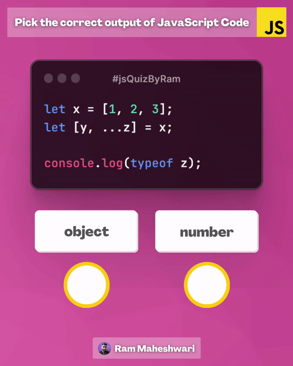 pankaj jha on LinkedIn: The `typeof` operator in JavaScript returns the ... pankaj jha on LinkedIn: The `typeof` operator in JavaScript returns the ...