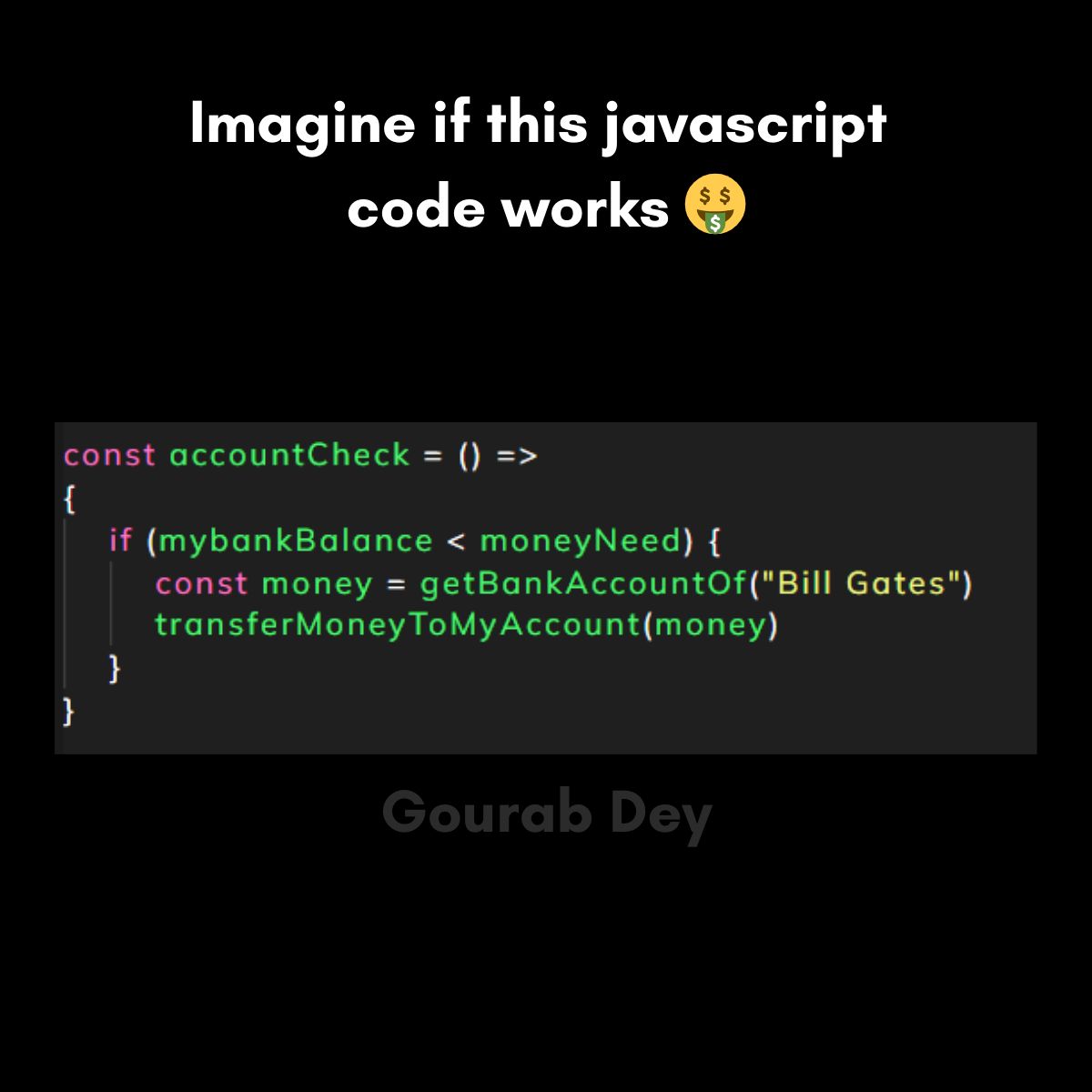 Gourab Dey on LinkedIn: #coders #programming #javascript # ... Gourab Dey on LinkedIn: #coders #programming #javascript # ...
