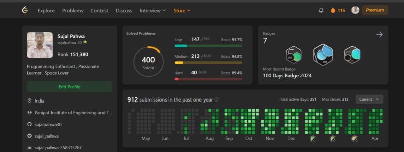 Sujal Pahwa on LinkedIn: #leetcode #problemsolving #dsa #programming # ... Sujal Pahwa on LinkedIn: #leetcode #problemsolving #dsa #programming # ...