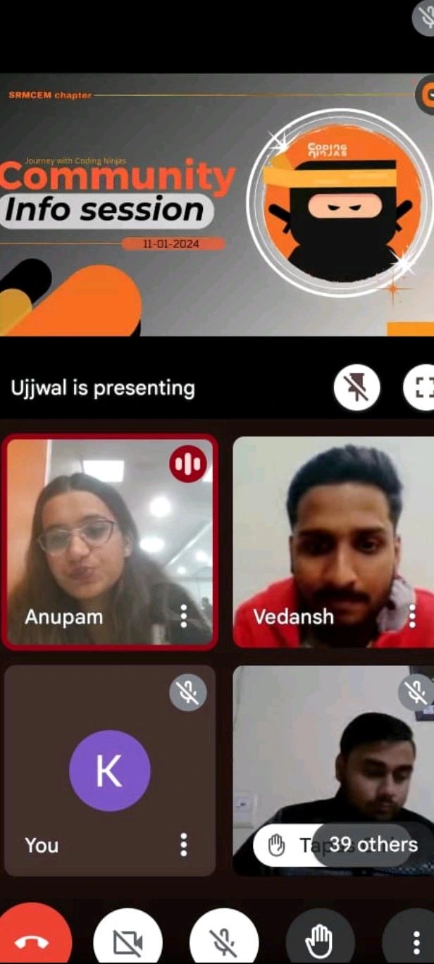 CodingNinjas_SRMCEM on LinkedIn: Hello Ninjass!!🚀 Here we are amongst ... CodingNinjas_SRMCEM on LinkedIn: Hello Ninjass!!🚀 Here we are amongst ...
