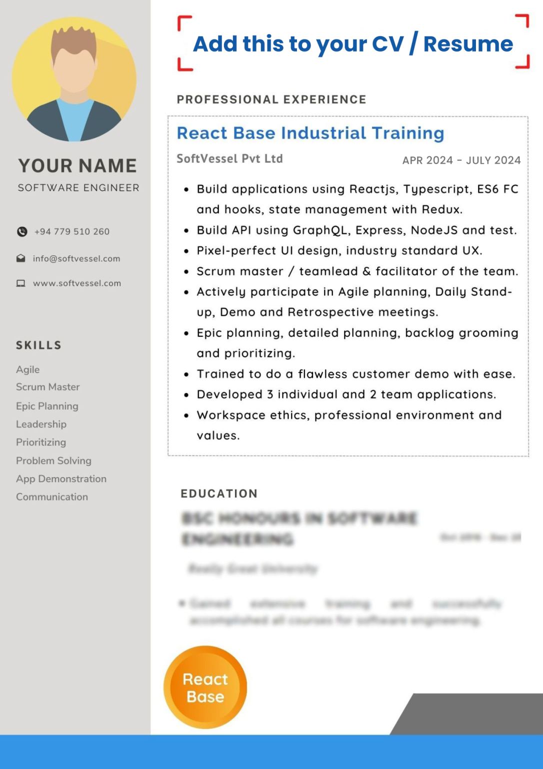 React Base Industrial Training on LinkedIn: Reactjs, NodeJS, Agile ... React Base Industrial Training on LinkedIn: Reactjs, NodeJS, Agile ...