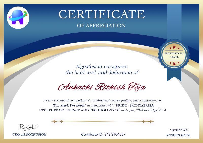Ankathi Rithish Teja on LinkedIn: #fullstackdevelopment #webdevelopment ... Ankathi Rithish Teja on LinkedIn: #fullstackdevelopment #webdevelopment ...