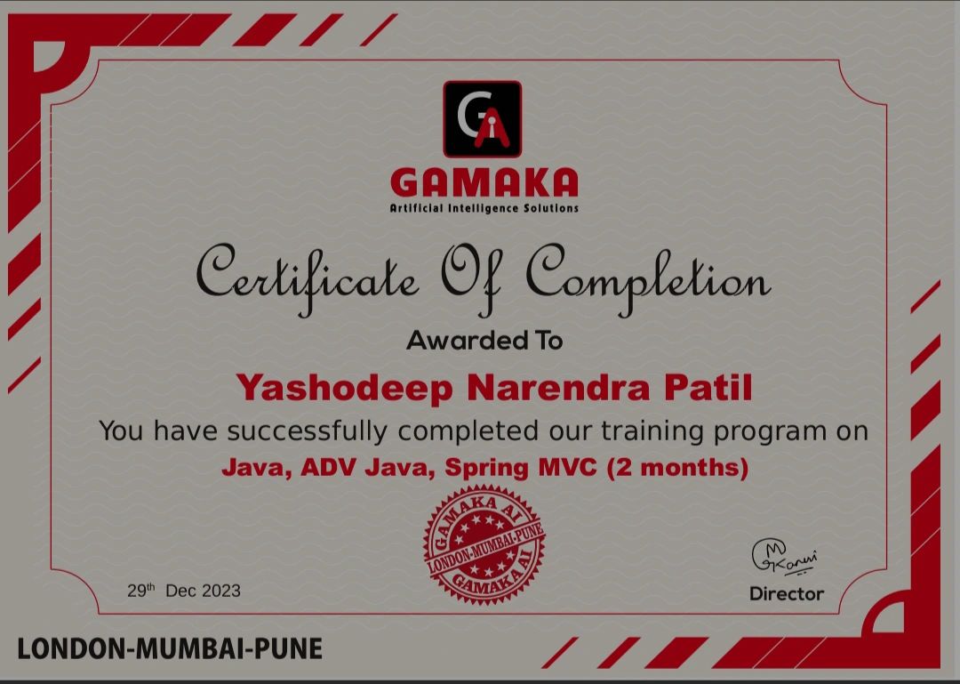 Yash Patil on LinkedIn: #java #javadeveloper #advjava #spring # ... Yash Patil on LinkedIn: #java #javadeveloper #advjava #spring # ...
