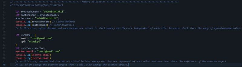 Lesson 9: Memory Allocation in JavaScript | Nikhil Negi posted on the ... Lesson 9: Memory Allocation in JavaScript | Nikhil Negi posted on the ...