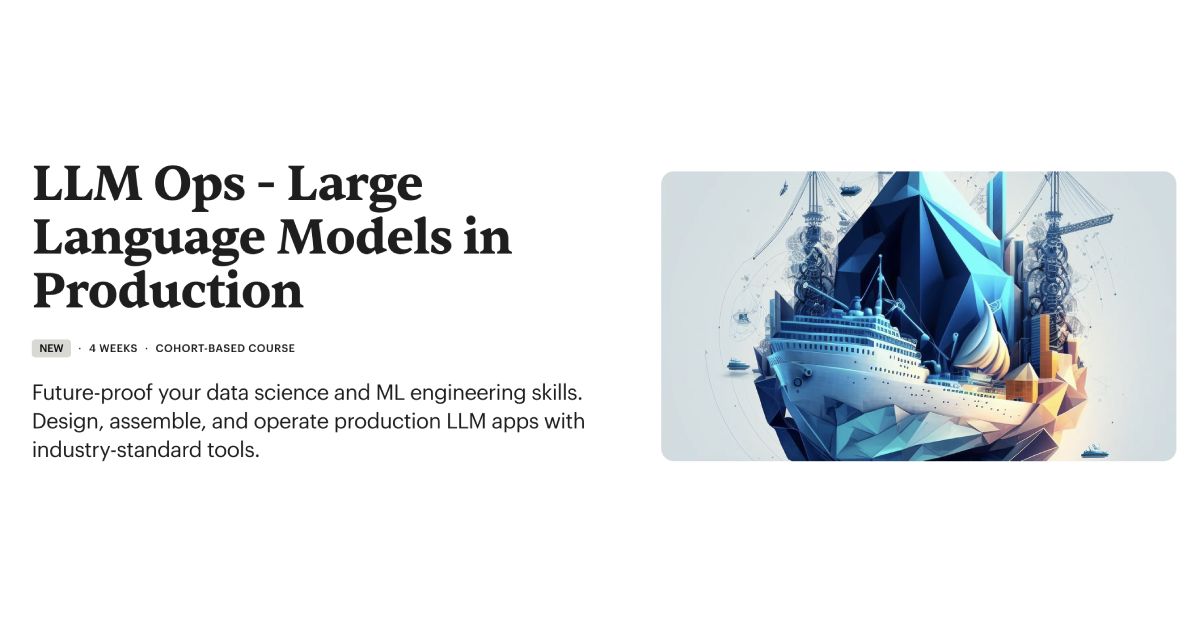 Dmytro Spodarets on LinkedIn: #llmops #machinelearning #webinar #cource ... Dmytro Spodarets on LinkedIn: #llmops #machinelearning #webinar #cource ...