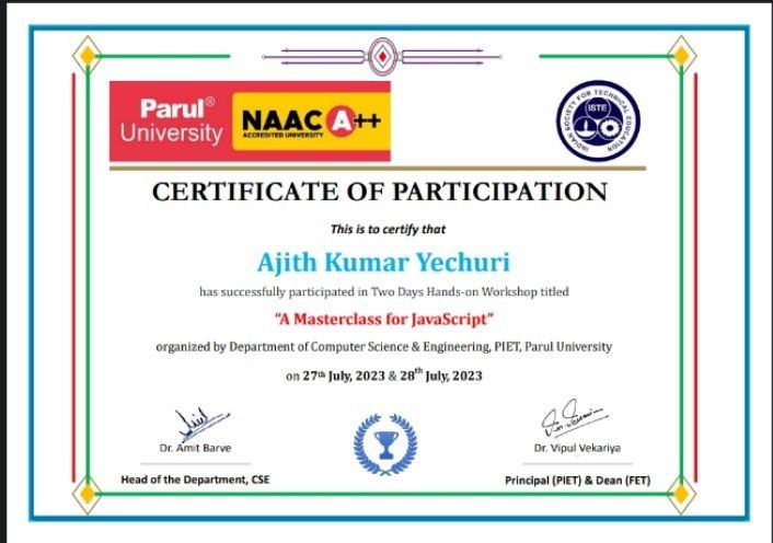 Ajith kumar Yechuri on LinkedIn: #coding #javascript Ajith kumar Yechuri on LinkedIn: #coding #javascript