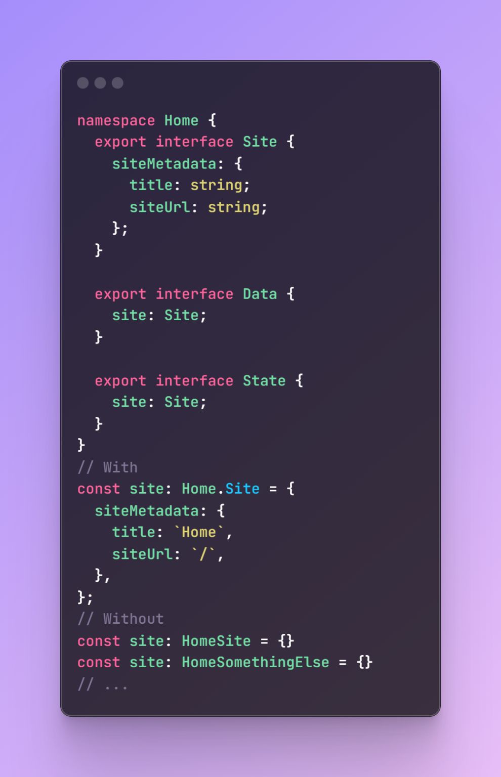 Adrian Połubiński on LinkedIn: #namespaces #typescript #typescript # ... Adrian Połubiński on LinkedIn: #namespaces #typescript #typescript # ...