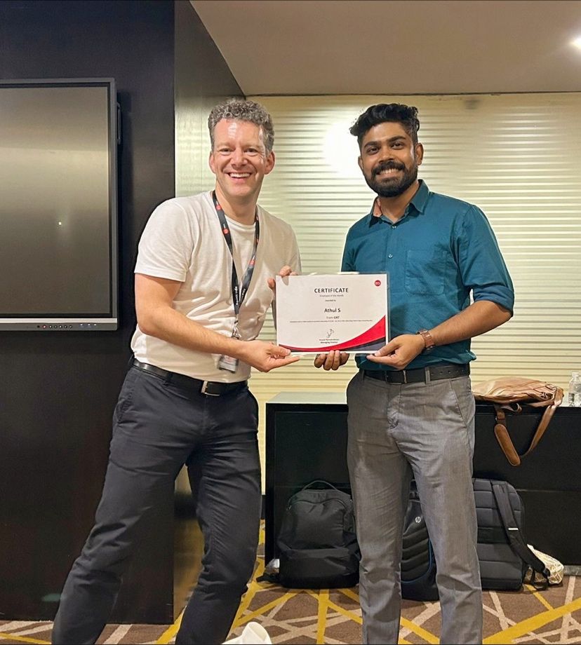 Athul Suresh on LinkedIn: #employeeofthemonth #gratitude Athul Suresh on LinkedIn: #employeeofthemonth #gratitude