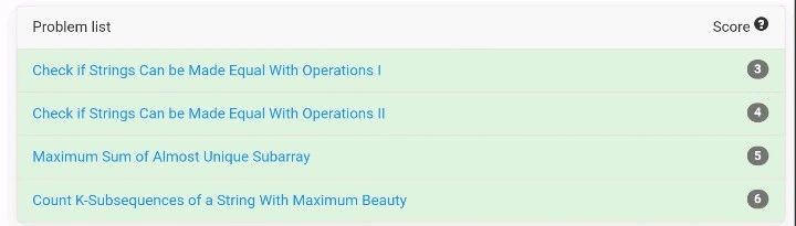 Partha Sarathi Bhunia on LinkedIn: #leetcode #biweekly #contest #java # ... Partha Sarathi Bhunia on LinkedIn: #leetcode #biweekly #contest #java # ...