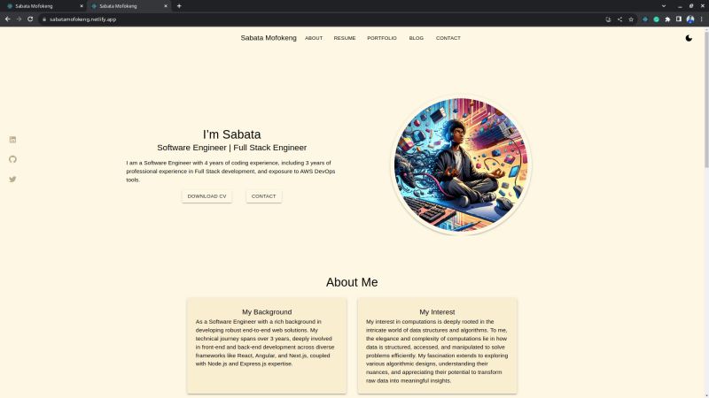 Sabata Mofokeng on LinkedIn: #programming #reactjs #nodejs # ... Sabata Mofokeng on LinkedIn: #programming #reactjs #nodejs # ...