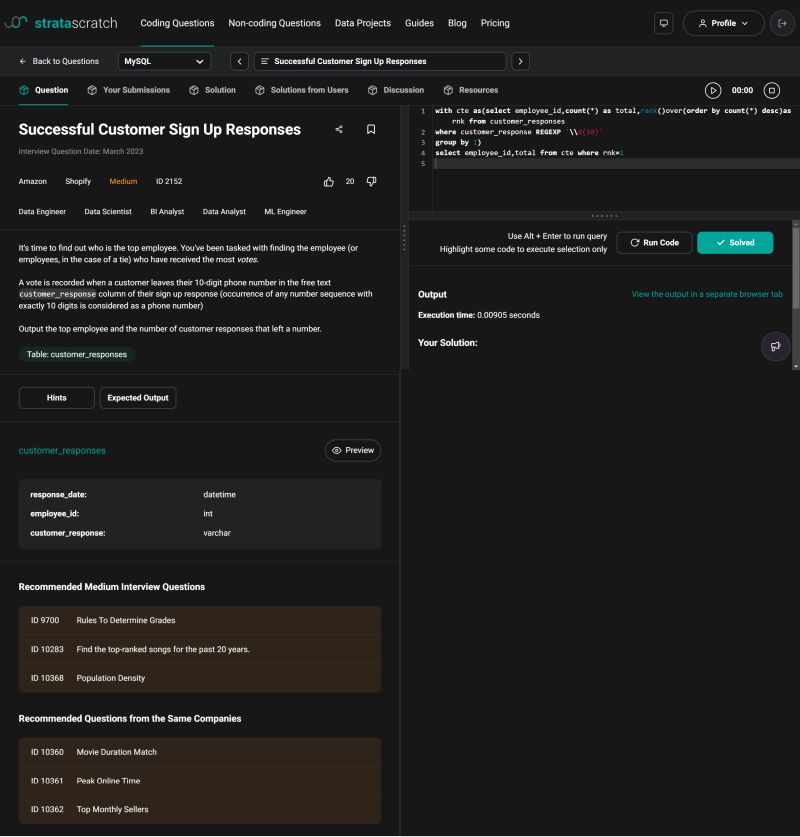 VARUN MENON on LinkedIn: #day #30daychallenge #sqlchallenge #leetcode VARUN MENON on LinkedIn: #day #30daychallenge #sqlchallenge #leetcode