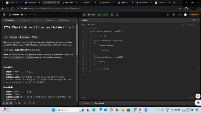 Amit Nautiyal on LinkedIn: #leetcode #codingchallenge #100daysofcode # ... Amit Nautiyal on LinkedIn: #leetcode #codingchallenge #100daysofcode # ...