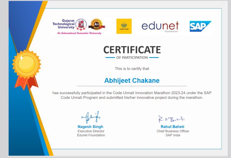 Abhijeet Chakane on LinkedIn: #innovation #marathon #certificate # ... Abhijeet Chakane on LinkedIn: #innovation #marathon #certificate # ...