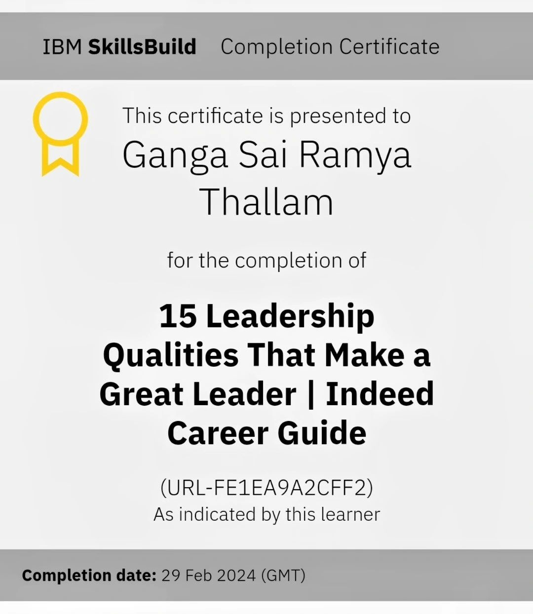 Thallam Sai Ramya on LinkedIn: #leadership #qualities #ibm #virtual # ... Thallam Sai Ramya on LinkedIn: #leadership #qualities #ibm #virtual # ...