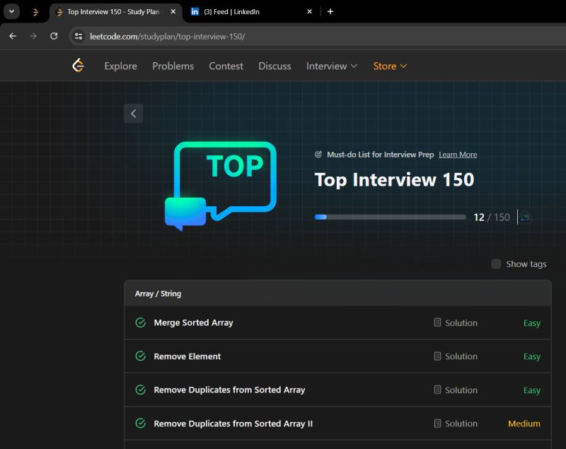 sunny raj on LinkedIn: #leetcode #coding #interviewprep #continuouslearning sunny raj on LinkedIn: #leetcode #coding #interviewprep #continuouslearning