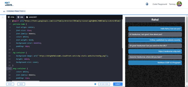 Tanmay Basak on LinkedIn: #ccbp #nxtwave #coding #programming ... Tanmay Basak on LinkedIn: #ccbp #nxtwave #coding #programming ...
